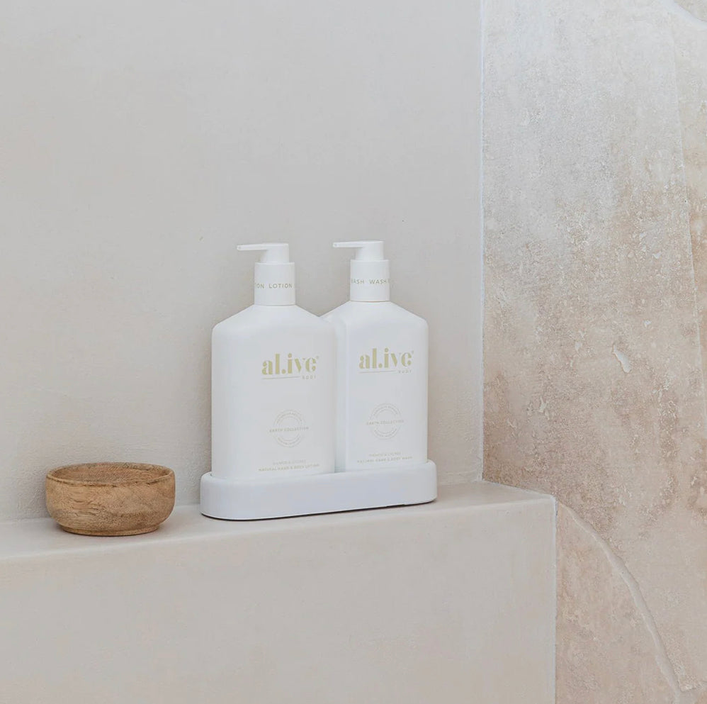 Alive Body - Wash & Lotion Duo & Tray - Mango & Lychee – Drift Trading Co